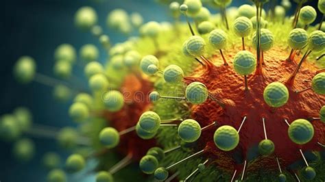 Microbiology Banner Collection Of Different Types Of Microorganisms