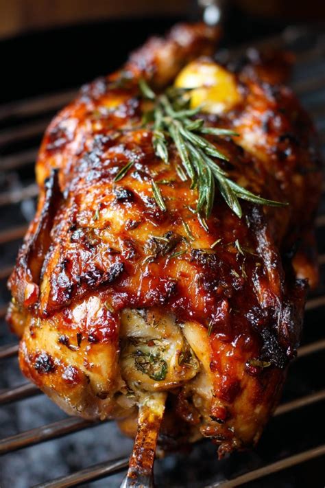 Barbecue Rotisserie Chicken Recipe A Romantic Evenings Centerpiece Just Love Cooking