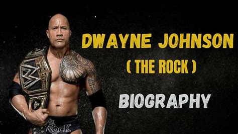 Dwayne Johnson The Rock S Biography Age Height Figure And Net Worth Bio Famous Com