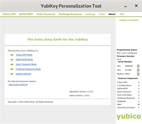 Using A YubiKey With The Journalist Interface SecureDrop Stable Documentation