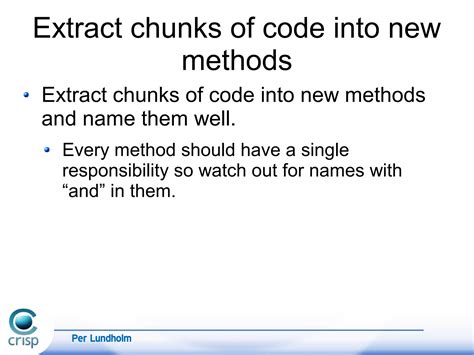 7 Rules On Code Readability Ppt