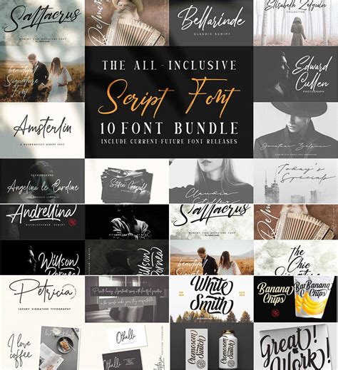 Handwritten Script Font Bundle Free Download