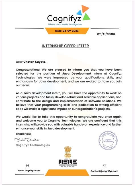 Chetan Kuyate On Linkedin Cognifyz Cognifyztech Cognifyztechnologies