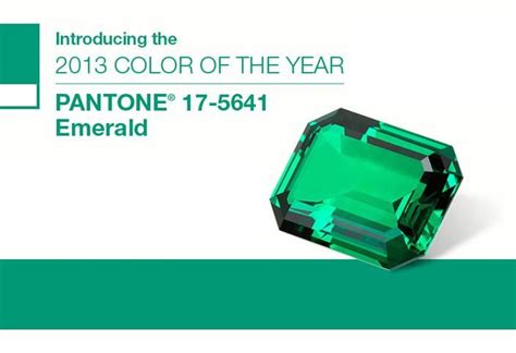 Pantone 17 5641 Emerald A Lively Radiant Lush Green Is The Color Of