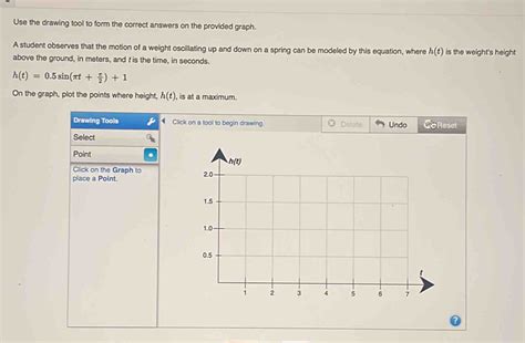 Solved Use The Drawing Tool To Form The Correct Answers On The