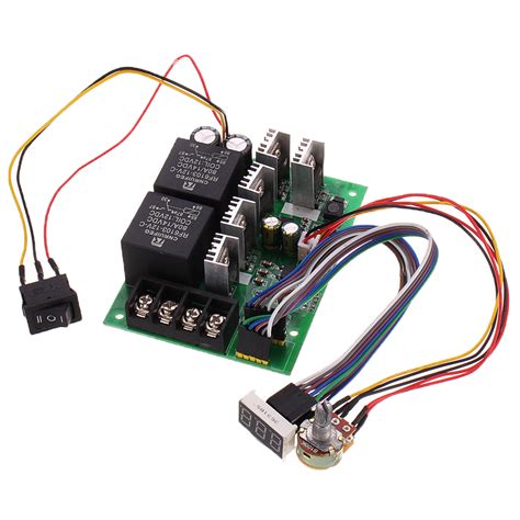 PWM DC Motor Speed Controller 10V 55V 40A Digital Display Forward Reverse Control