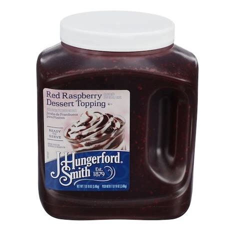 Jhs Red Raspberry Topping Case Foodservicedirect