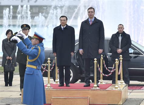 塞尔维亚总理为李克强举行欢迎仪式李克强中国政府网