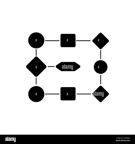 Minimal Flowchart For Hierarchy Team Planning And System Layout Stock Vector Image And Art Alamy