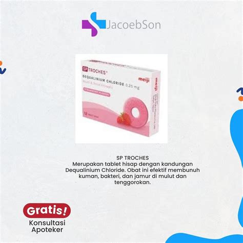 Jual Sp Troches Tablet Hisap Starwbery Shopee Indonesia