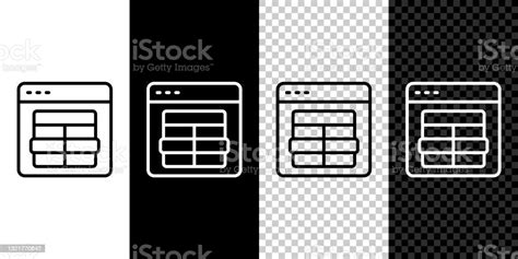 흰색과 흰색 투명 배경에 격리 된 줄 Mysql 코드 아이콘을 설정합니다 웹 사이트 디자인에 대한 Html 코드 기호입니다 벡터 개념에 대한 스톡 벡터 아트 및 기타 이미지