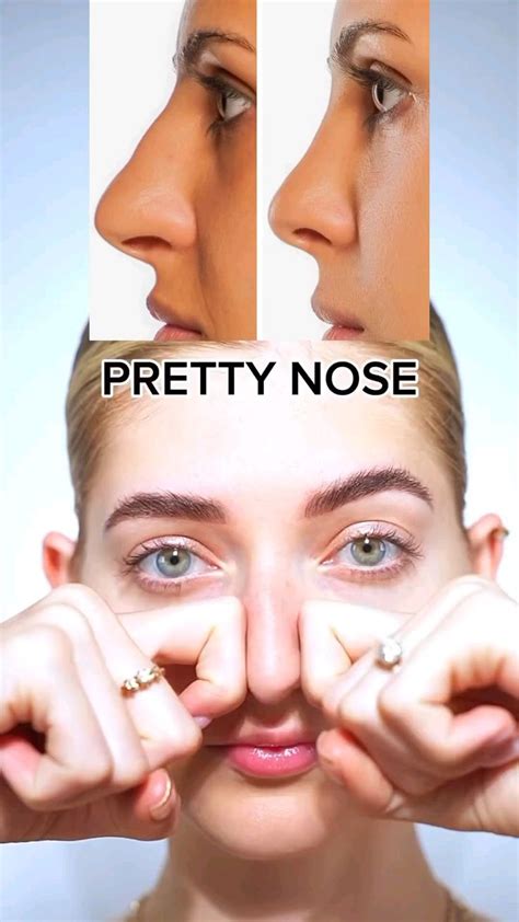 Pretty Nose Exercises For Womens Fitness Face Contouring Face Yoga Facial Exercises Facial