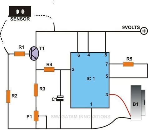 Security Alarm Circuit Using Ic 555