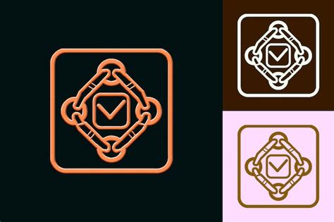 Block Icon With A Square Outline And A Restriction Design Ad Abstract Minimalist Icon Designs