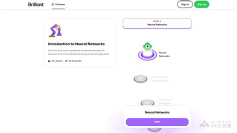神经网络入门 Brilliant推出的introduction To Neural Networks课程 Ai工具集