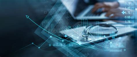 Healthcare Business Graph And Data Of Medical Business Growth