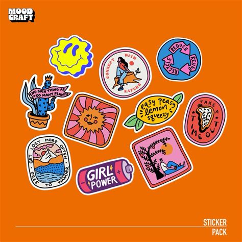 Jual Sticker Vinyl Aesthetic Sticker Pack Sp 024 Shopee Indonesia