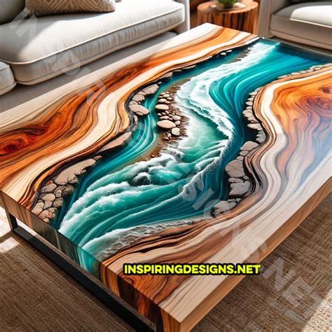 These Wood And Epoxy River Tables Are Where Elegance Meets The Wilderness