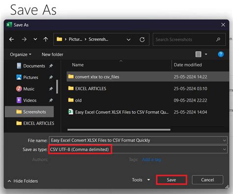 How To Convert Xlsx To Csv Format In Excel Fast Myexcelonline