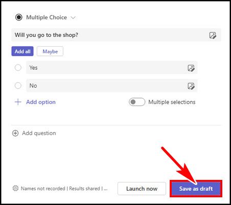 Microsoft Teams View Poll Results Track Responses