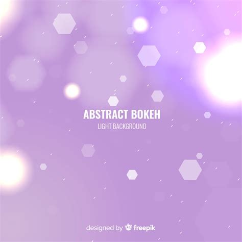 추상 Bokeh 빛 배경 무료 벡터