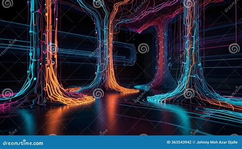 Advanced Cnc Machine Control Panel Showing Data And Graphs Illustrating Process Complexity Stock