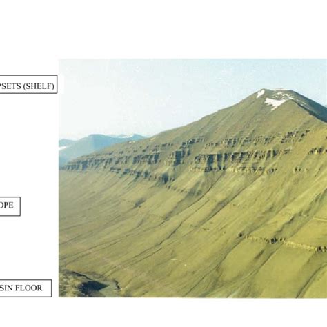 Typical Log Characteristics Of The Different Segments Of Shelf Margin Download Scientific