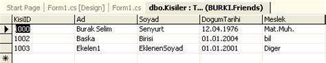 Burak Selim Şenyurt OleDbDataAdapter Sınıfı ve Update Metodu