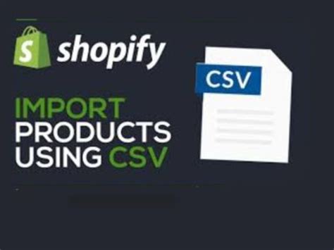 Bulk Product Upload Using Csv File In Shopify Store Upwork