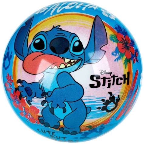 Star Disney Stitch Plastic Ball 14Εκ Stitch 12 3244 Toys Shop Gr
