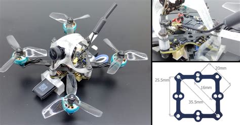 FPV Frame ACK75 1 6 Inch 1S Version For Analog VTX Cube FPV