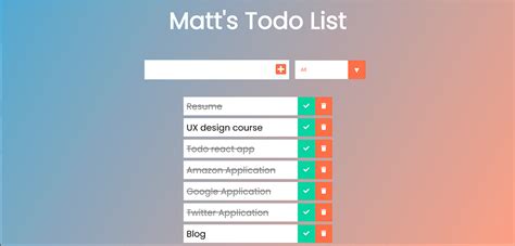 Build A React “todo” App Part 1 By 5beberson Medium