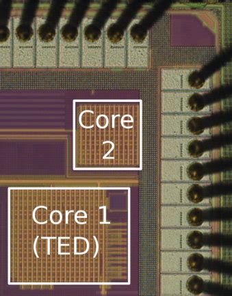 A The Microcontroller Core With And Without Ted Are Shown As Core Download Scientific