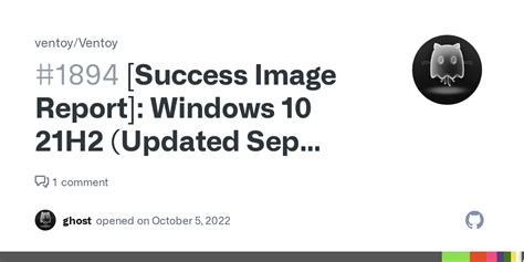 Success Image Report Windows 10 21h2 Updated Sep 2022 X86 64