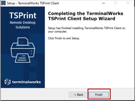 Installing Tsprint On Local System Matiries Knowledge Base