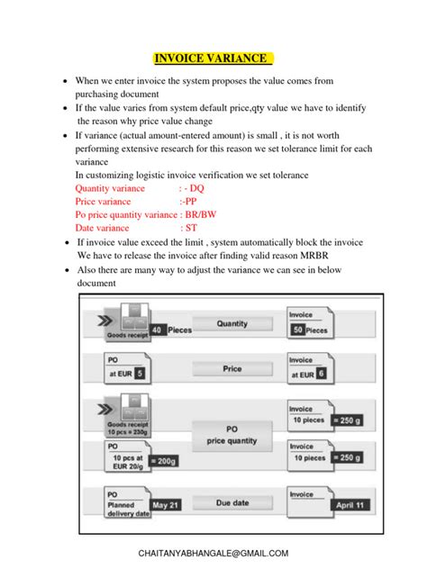 Invoice Variance In Fieldglass Pdf Receipt Invoice