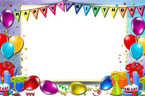 Birthday Frame Png Molduras Decoradas Papel De Carta Papel Decorativo