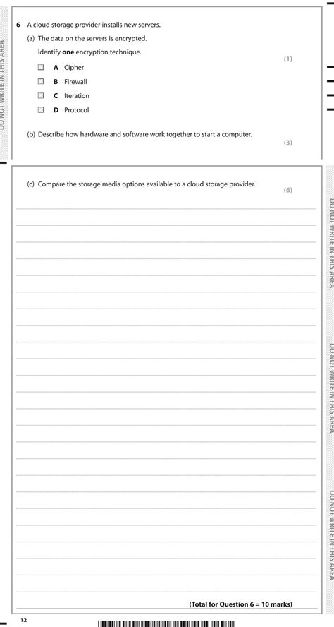 GCSE Edexcel Computer Science Primary Secondary Storage A Cloud