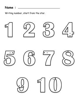 Missing Numbers 1 20 Tracing And Writing FREE By LION STUDIO