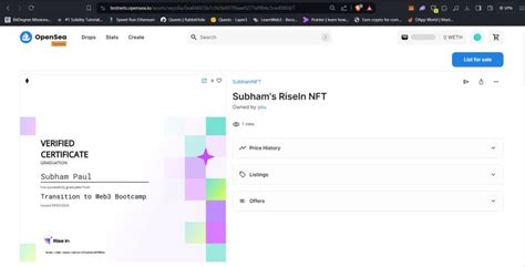 How I Used Erc 721 Smart Contract To Mint Nfts Subham Paul Posted On