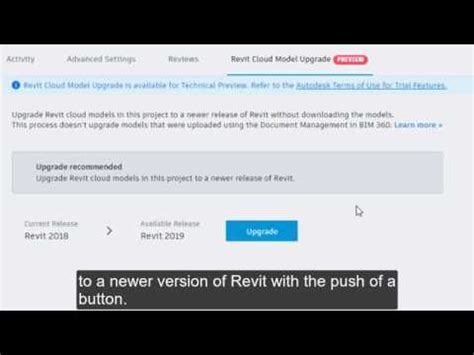 Revit 2019 2 Cloud Model Upgrade Revit News