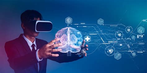 홀로그램 현대 가상 화면 인터페이스 과학 의료 기술 및 미래 개념에 디지털 의료 및 네트워크 연결 의사는 환자의 데이터를 분석하고 진단합니다 Centers For