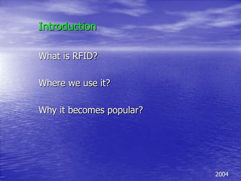 PPT Radio Frequency Identification RFID Network PowerPoint Presentation ID