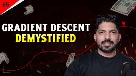 Gradient Descent Demystified 65100 Days Of Python Algo Trading Youtube