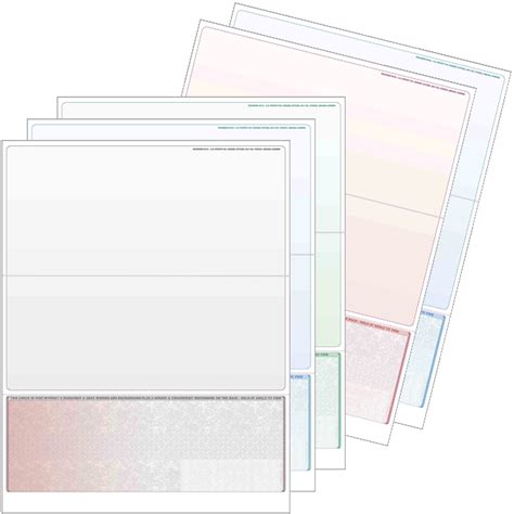 Bottom Blank Check Stock For Business Accounting Discount Tax Forms