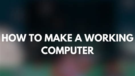 How To Make A Working Computer Yeeps Hide And Seek Youtube