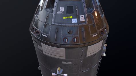 Apollo Command And Service Module CGTrader