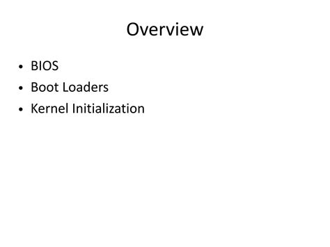 SOLUTION Boot Sequence In Linux Bios Boot Loaders Kernel Initialization Studypool