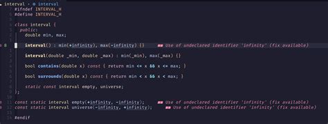 Book1 About Ch68 An Interval Class · Issue 1281 · Raytracing · Github