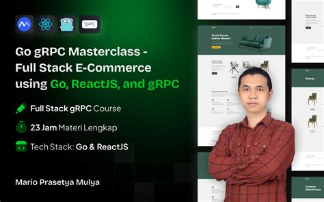 kelas online go grpc masterclass full stack e commerce using go reactjs buildwithangga